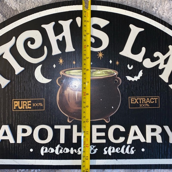 Holiday | Witchs Lair Potion Spells Cauldron Apothecary Sign Halloween ...